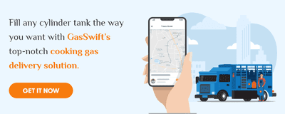 On demand cooking gas delivery: Get your Cylinder Tank any time any where